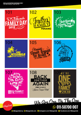 Koleksi Design Family Day - KilangCetak.com