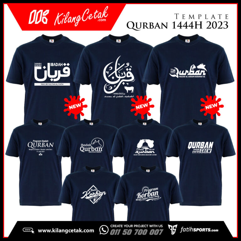 Baju Korban 2023 T-Shirt Design Qurban 1444H - KilangCetak.com