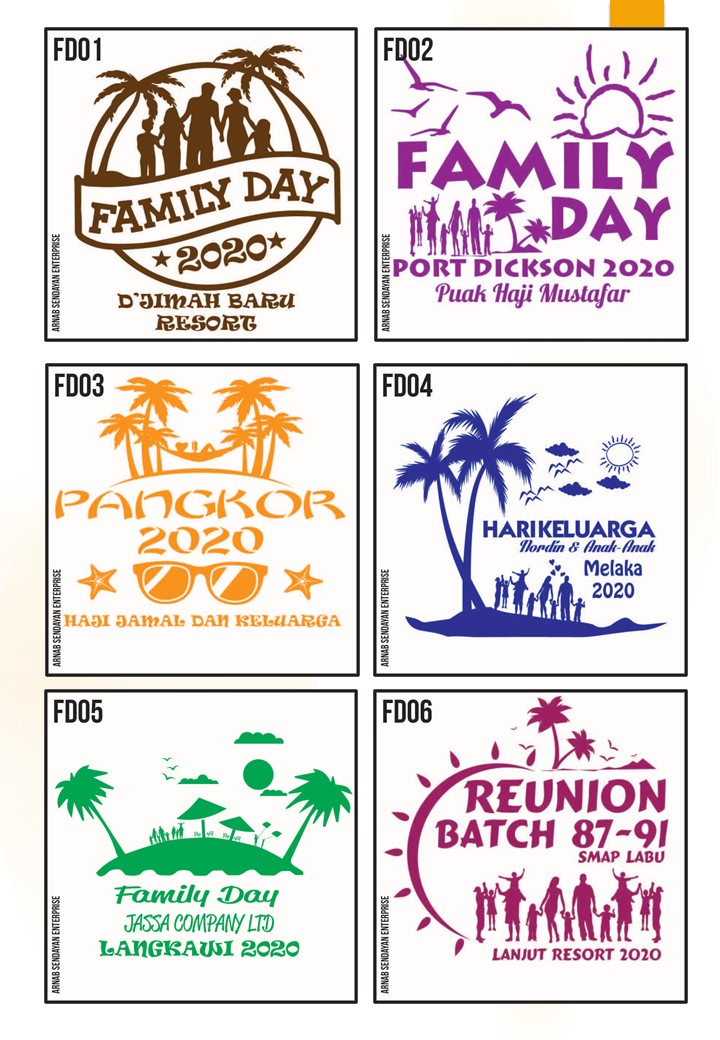 Koleksi Design Family Day - KilangCetak.com